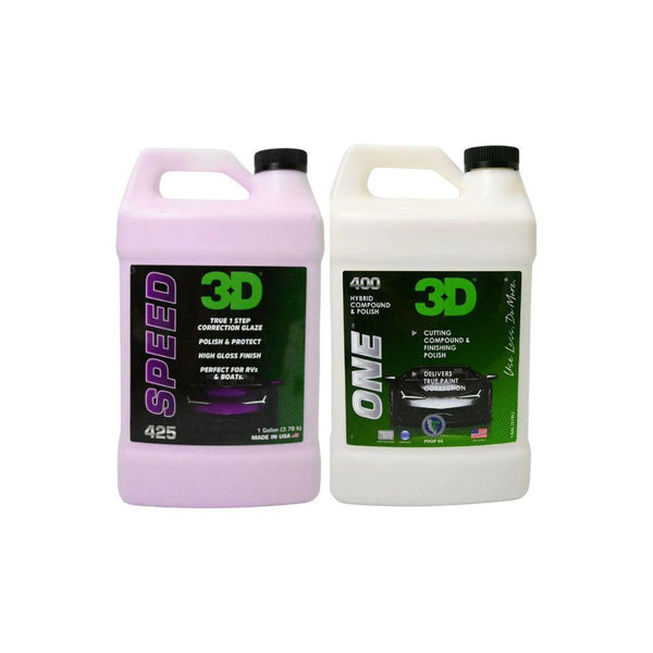 3D Speed and One Polishing Compound Kit - Detailing Shed