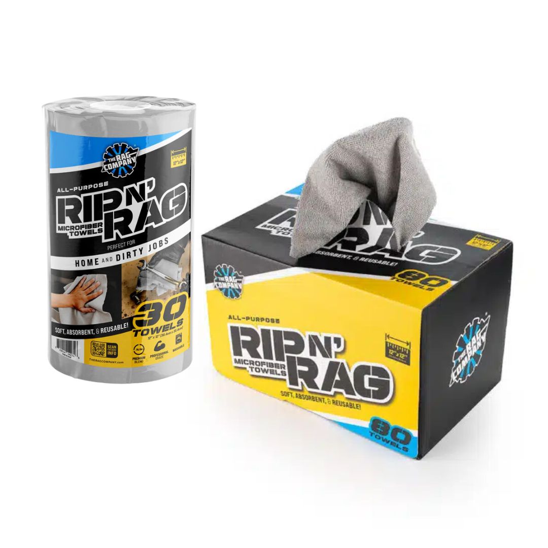 The Rag Company "Rip n' Rag" Multi-Purpose Microfiber Towels 30X30